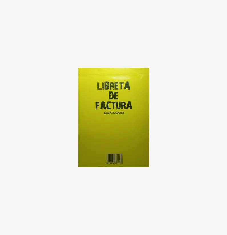 Libreta de factura grande | Ofideusa